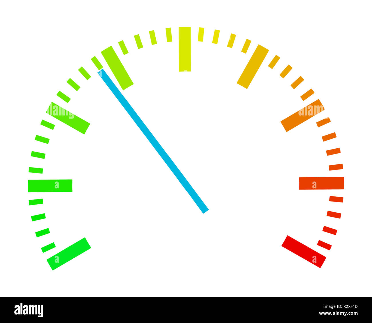 Speedometer scale Cut Out Stock Images & Pictures - Alamy