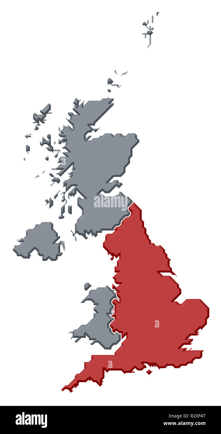 United kingdom map puzzle hi-res stock photography and images - Alamy