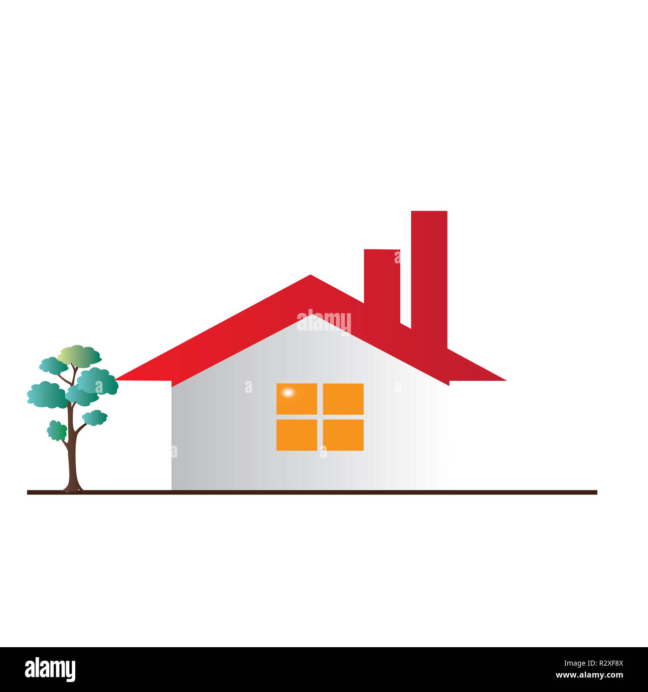 Luxury residence view Cut Out Stock Images & Pictures - Alamy