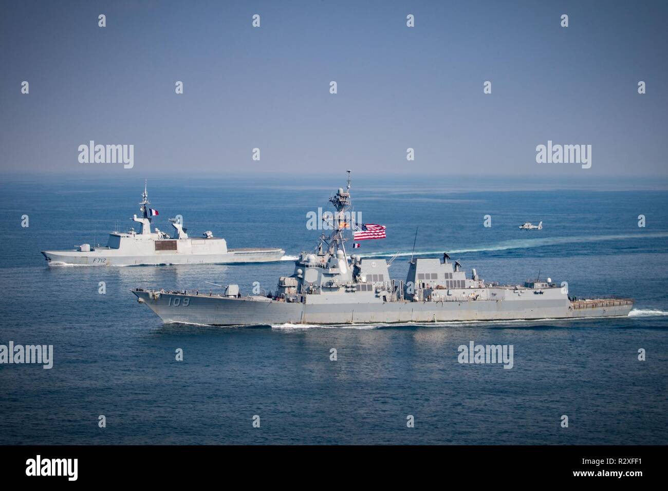 ARABIAN GULF (Nov. 8, 2018) The guided-missile destroyer USS Jason ...