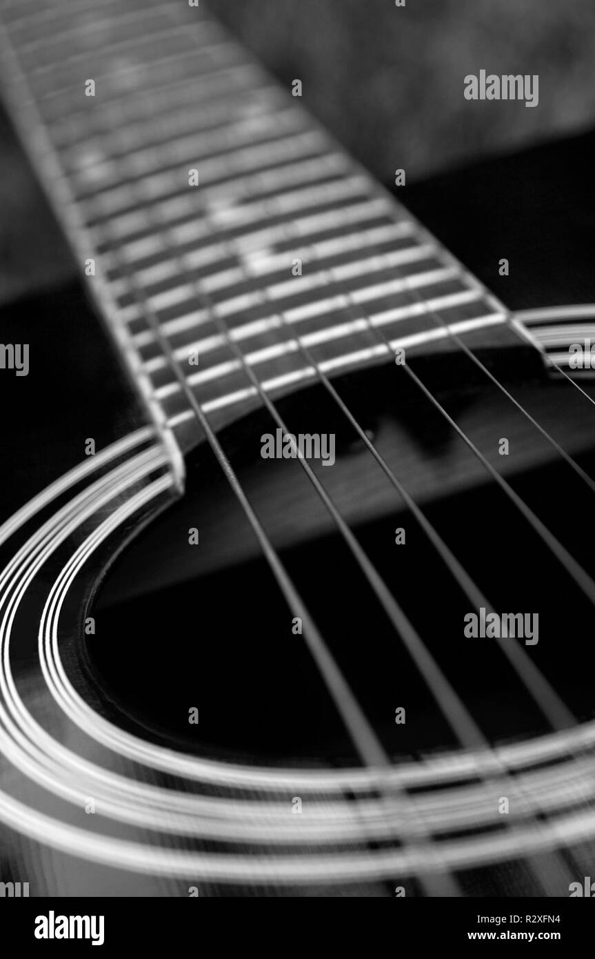 Inside acoustic guitar body part hi-res stock photography and images ...
