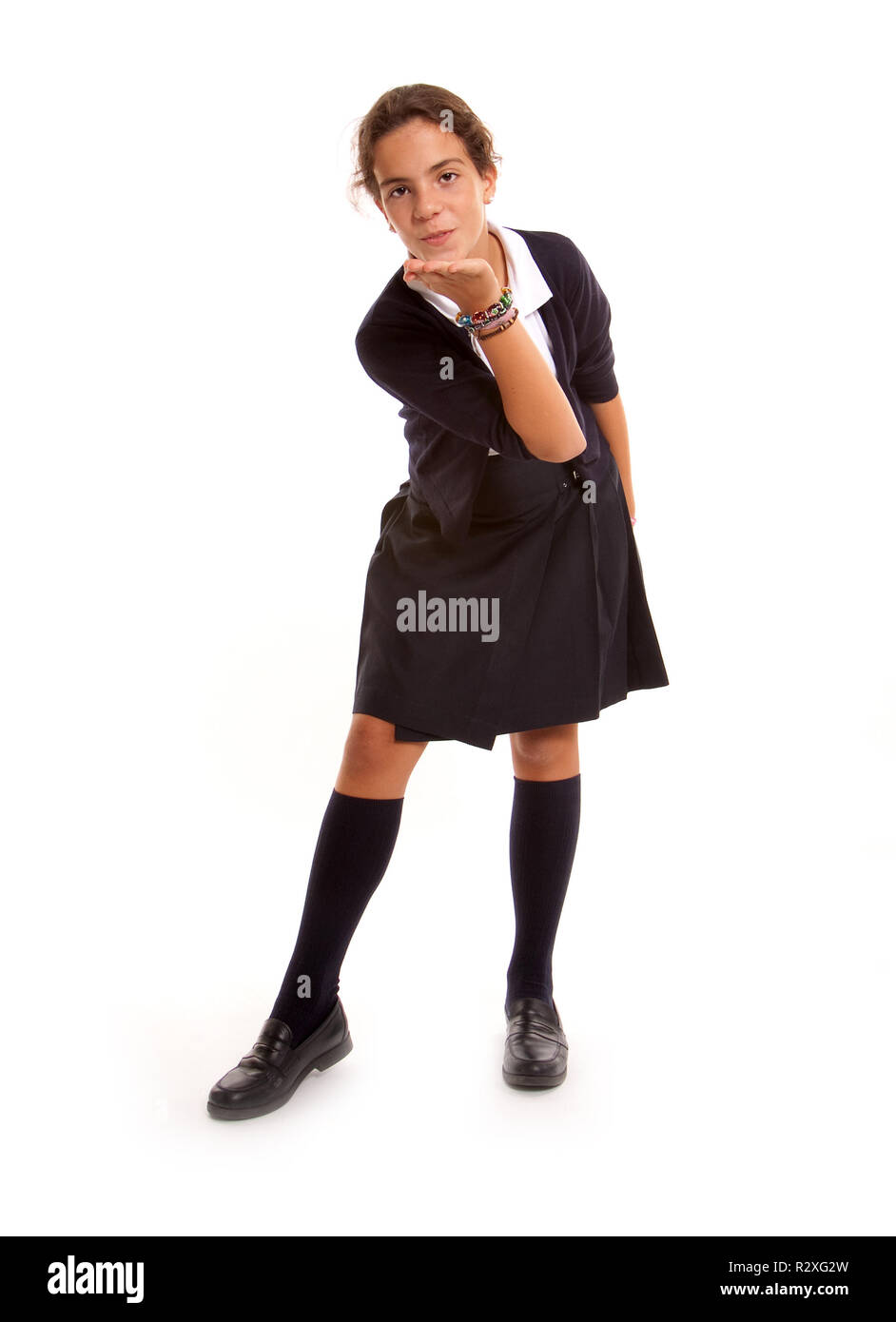 Teen girls school uniform Cut Out Stock Images & Pictures - Alamy