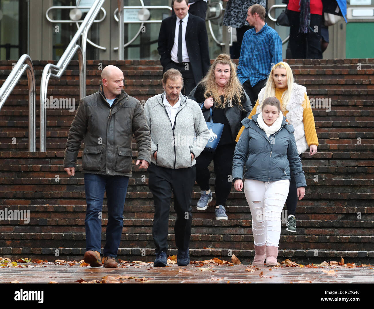 Ray weatherall left leaves maidstone crown court after his wife hi-res ...