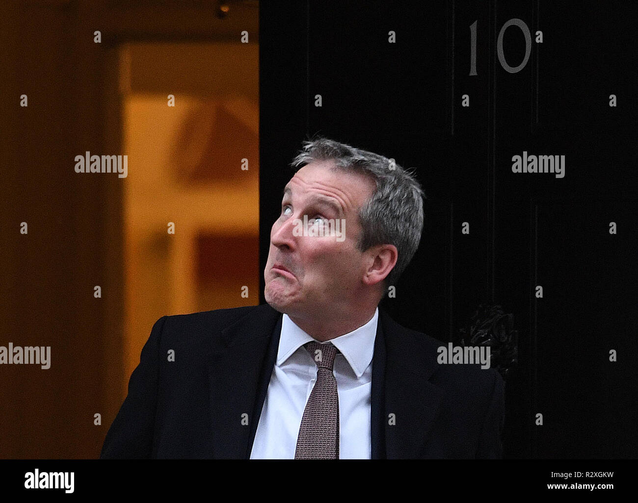 Education Secretary Damian Hinds Leaving 10 Downing Street In London