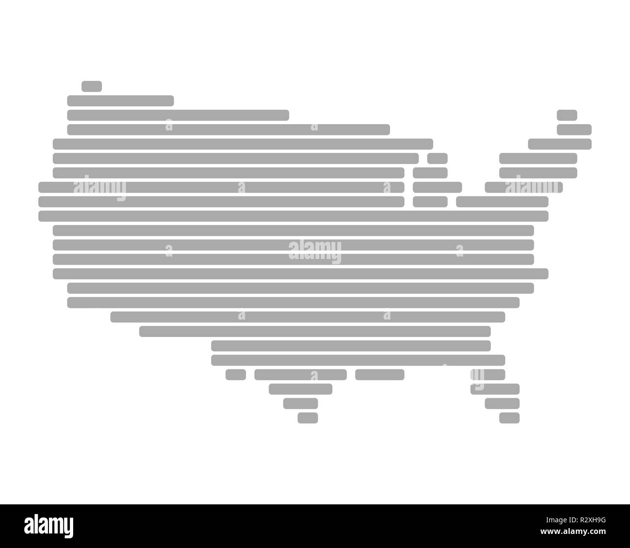 Map of USA Stock Photo - Alamy