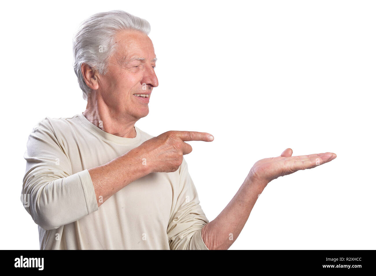 Man pointing right hi-res stock photography and images - Alamy