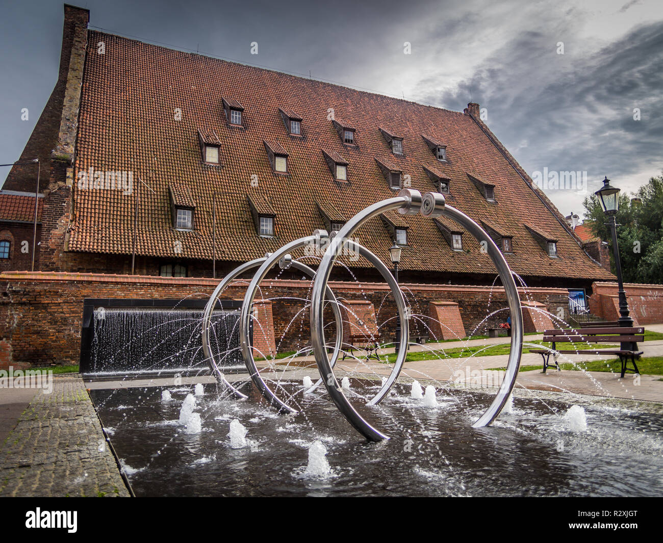 Gdansk four quarters fountain hi-res stock photography and images - Alamy