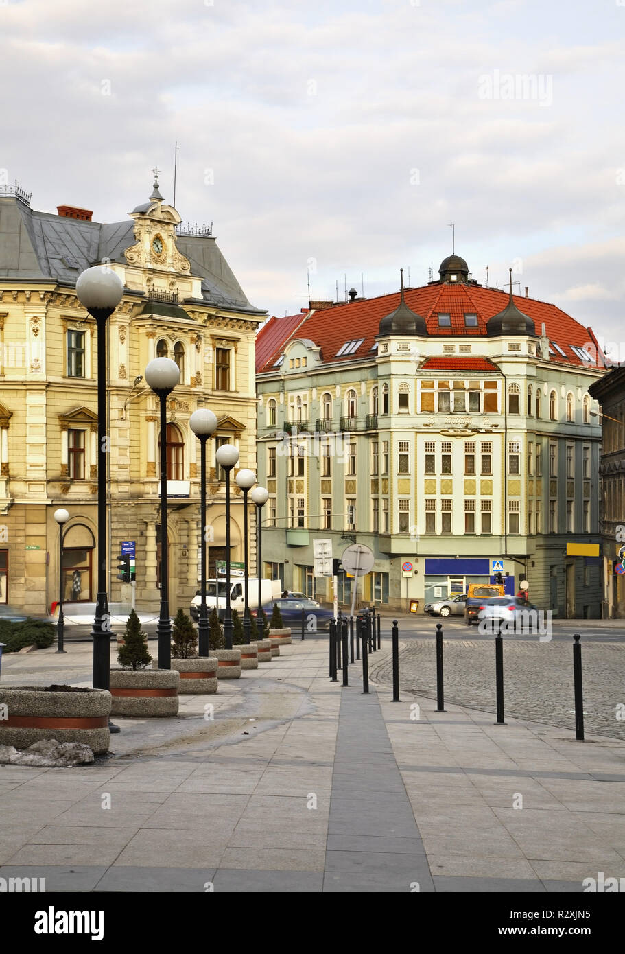 Old town in Bielsko-Biala. Poland Stock Photo - Alamy