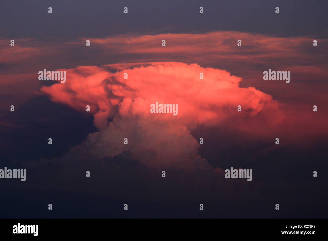 Cloud at sunset Stock Photo - Alamy