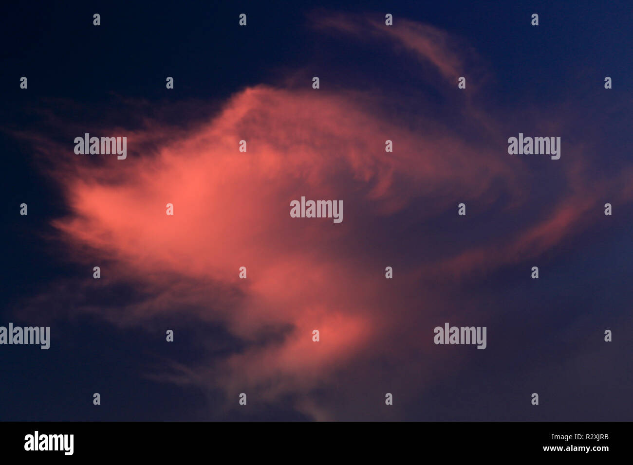 Cloud at sunset Stock Photo - Alamy