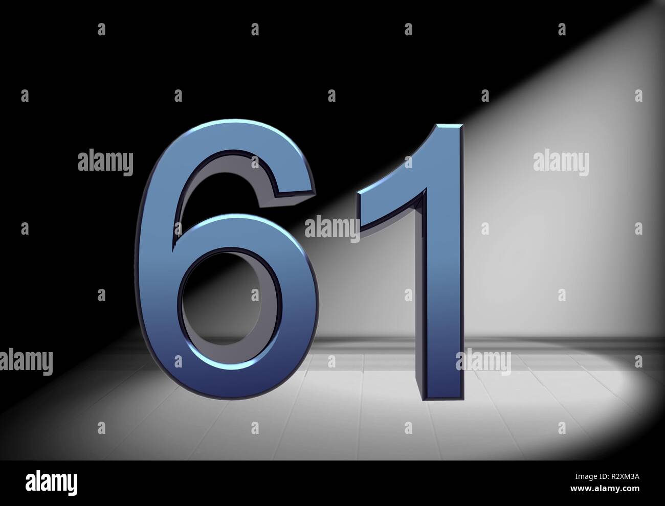 number in the spotlight Stock Photo - Alamy