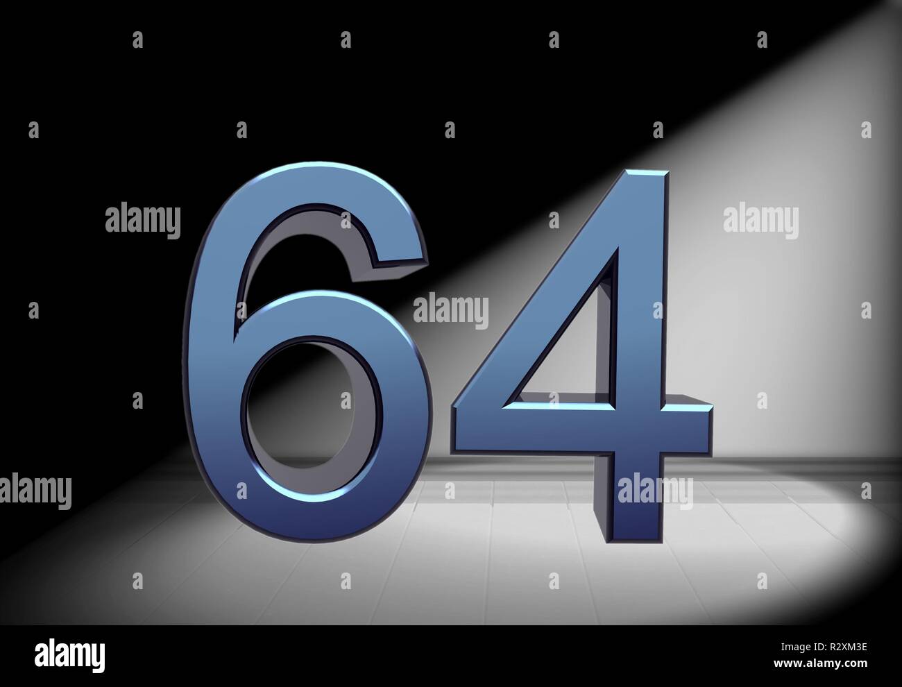 number in the spotlight Stock Photo - Alamy