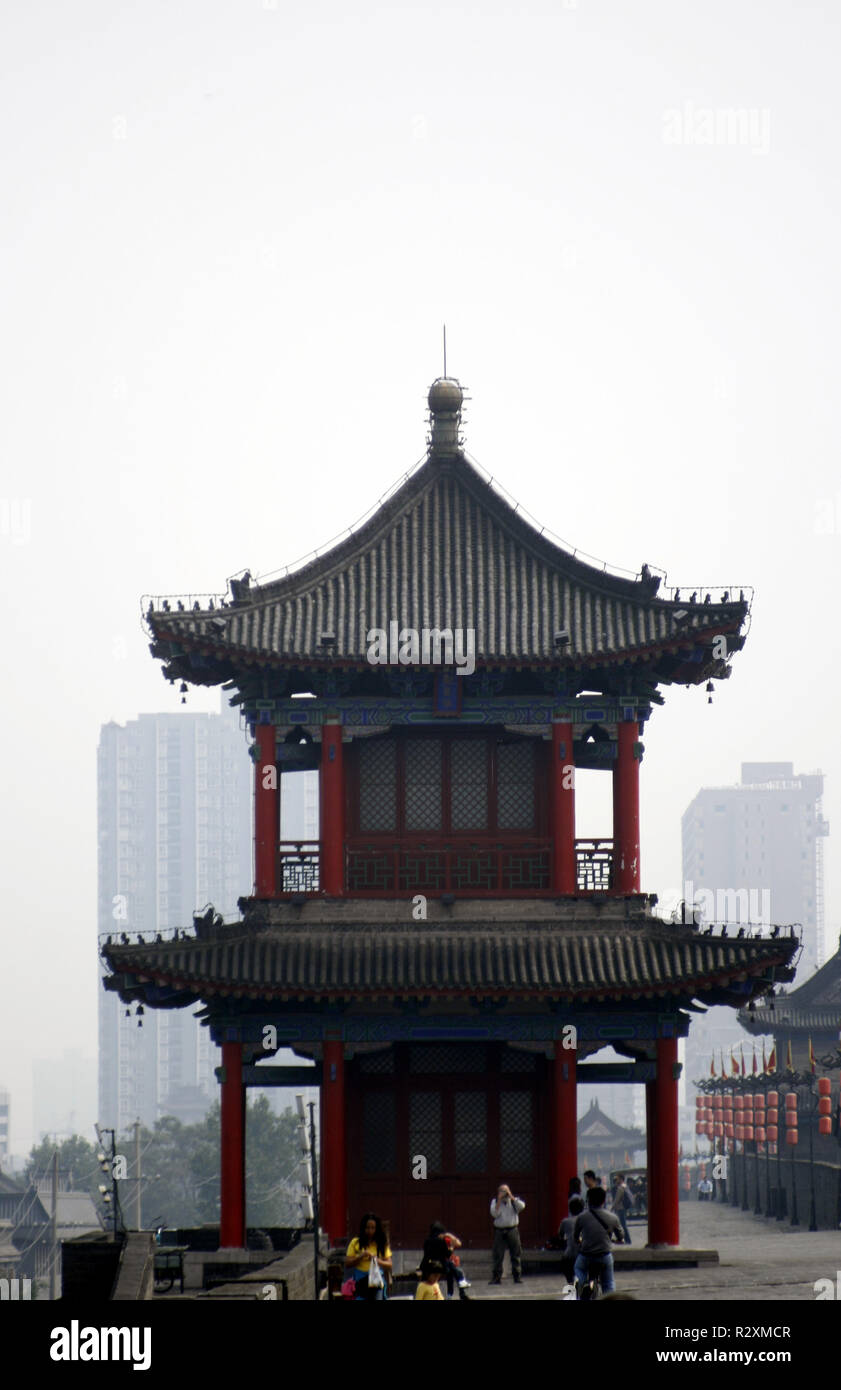old town of xian,home to the city walls Stock Photo - Alamy