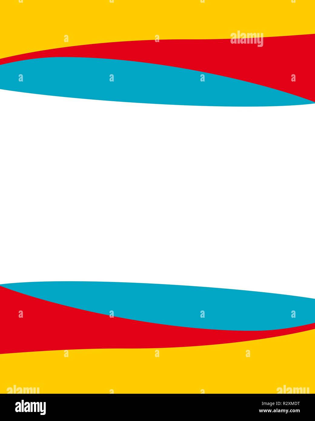 the background - wave - blue red yellow Stock Photo - Alamy