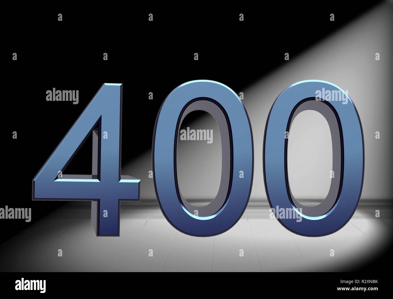 number in the spotlight Stock Photo - Alamy