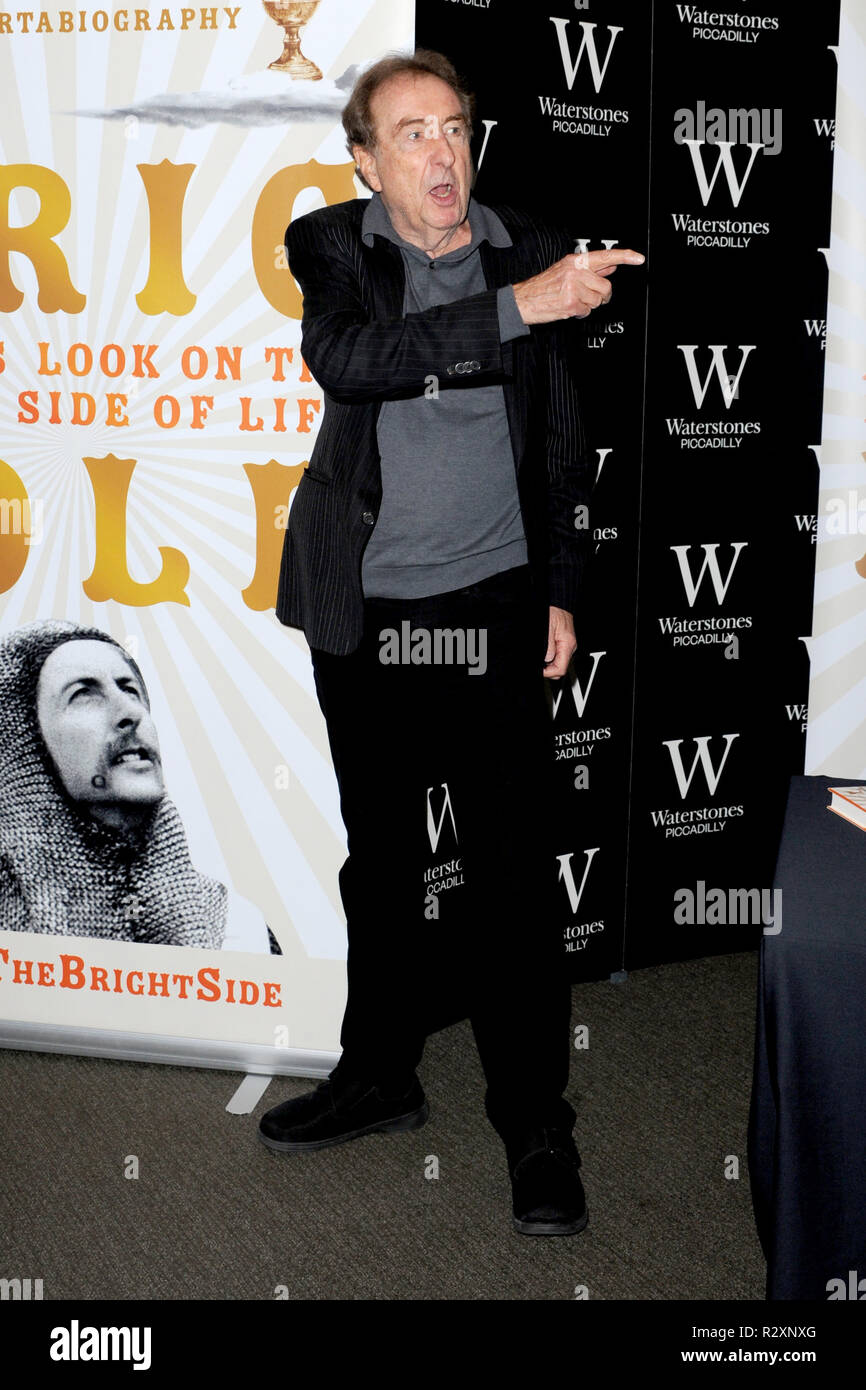 Eric Idle signs copies of his new book, 'Always Look On The Bright Side ...