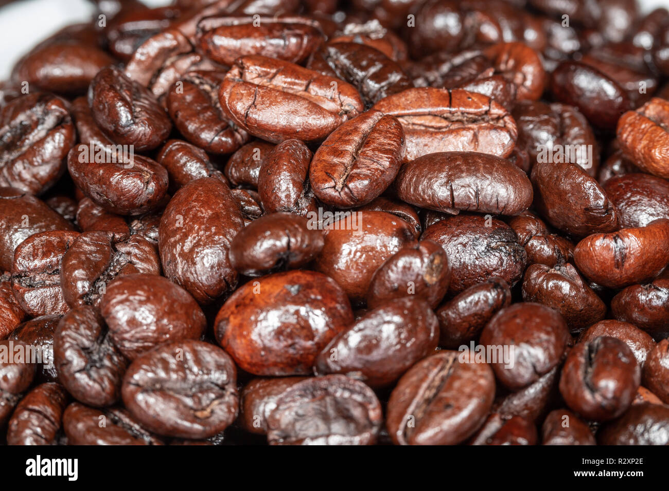 The group of roasted coffee beans Stock Photo - Alamy