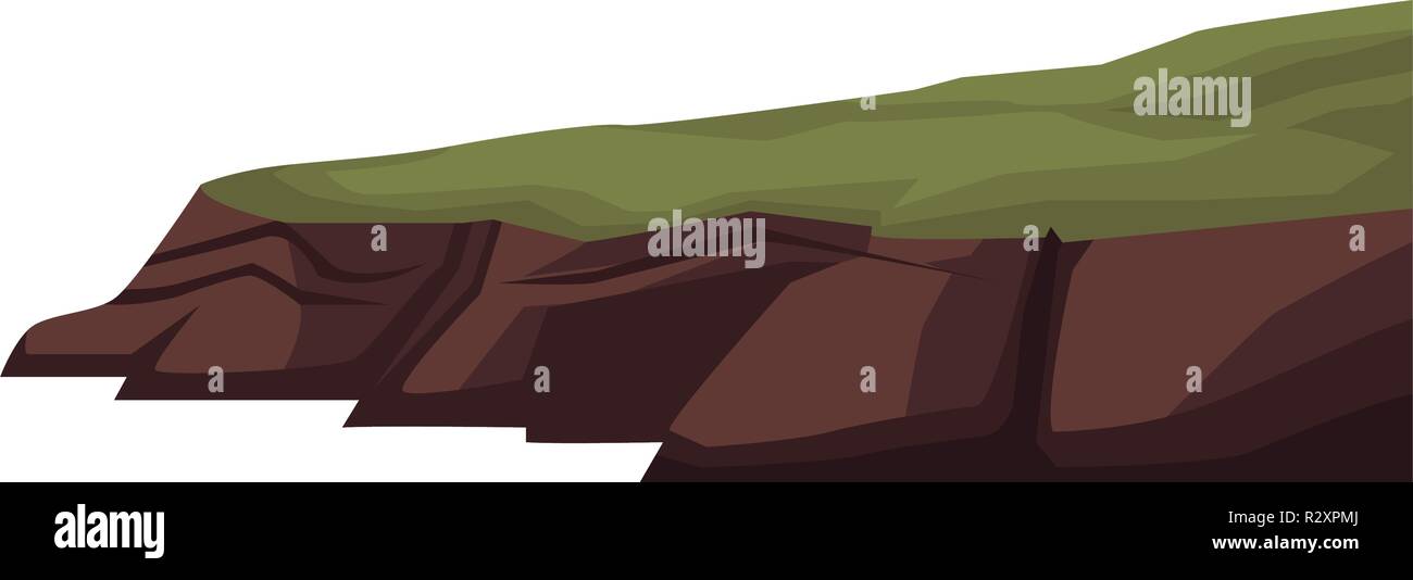 Terrain nature landscape cartoon Stock Vector Image & Art - Alamy