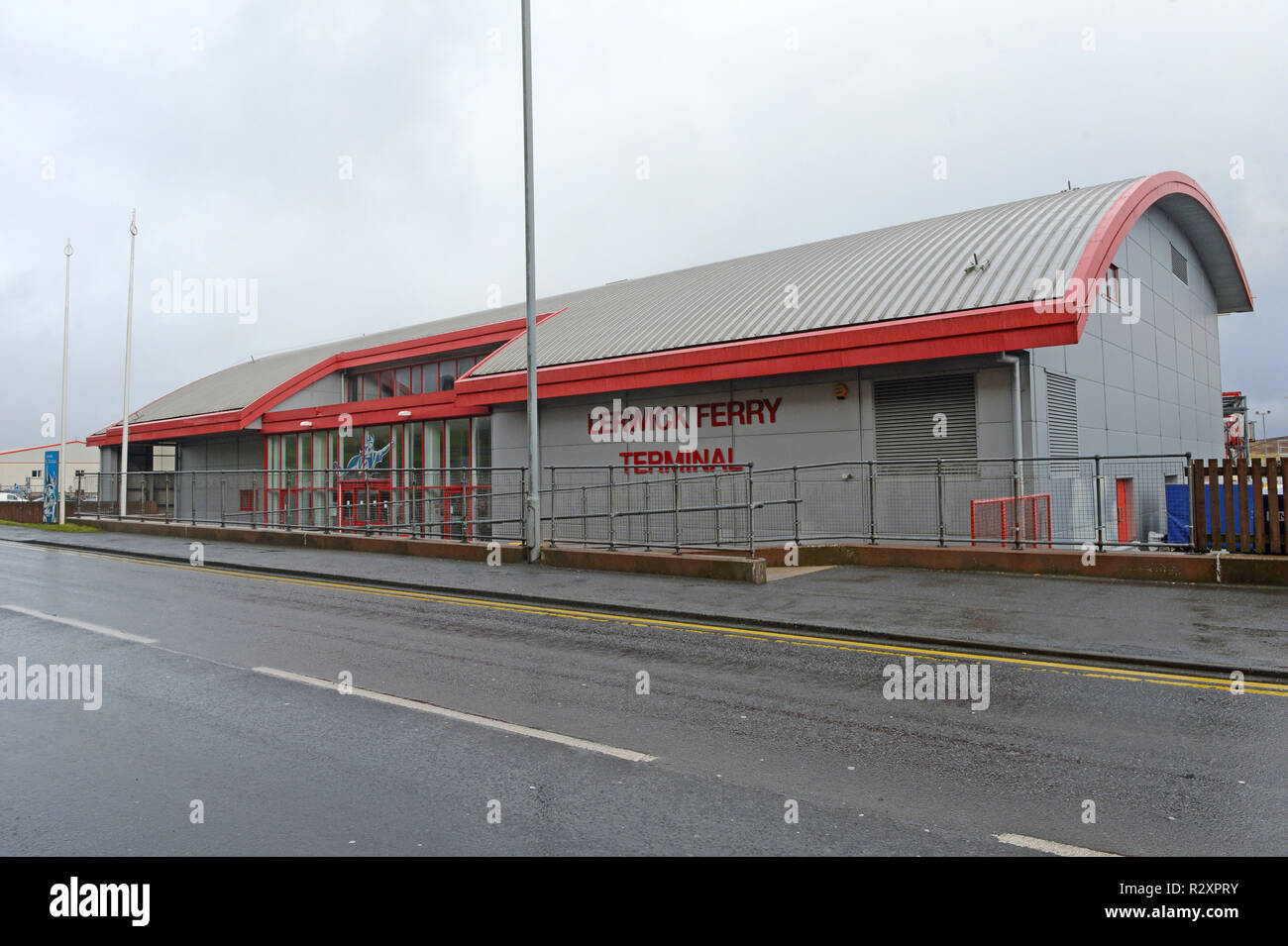 Lerwick Ferry Terminal run by Nothlink in the Shetland Isles. This is ...