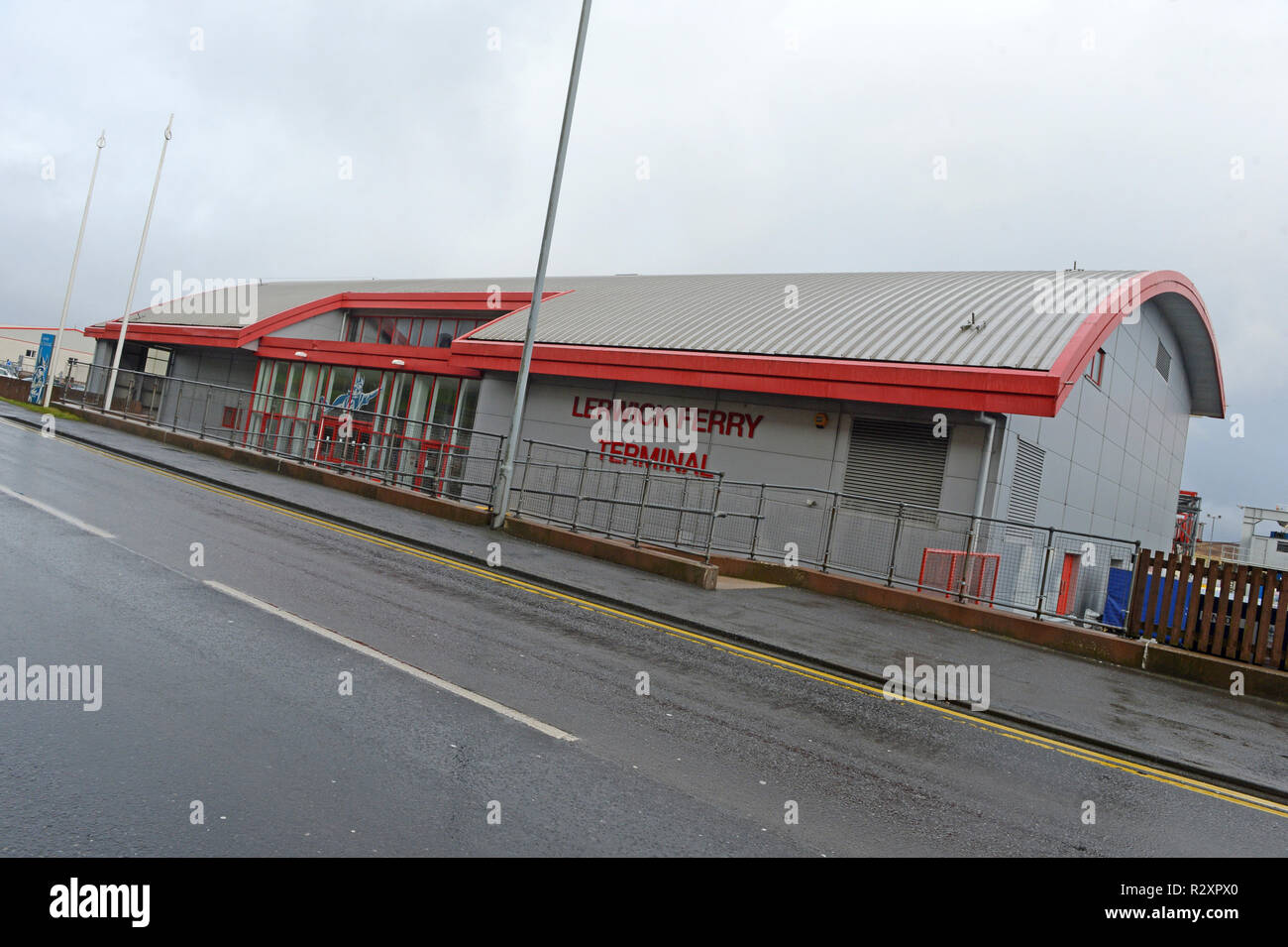 Lerwick Ferry Terminal run by Nothlink in the Shetland Isles. This is ...