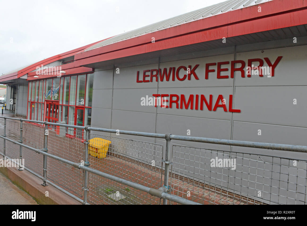 Lerwick Ferry Terminal run by Nothlink in the Shetland Isles. This is ...