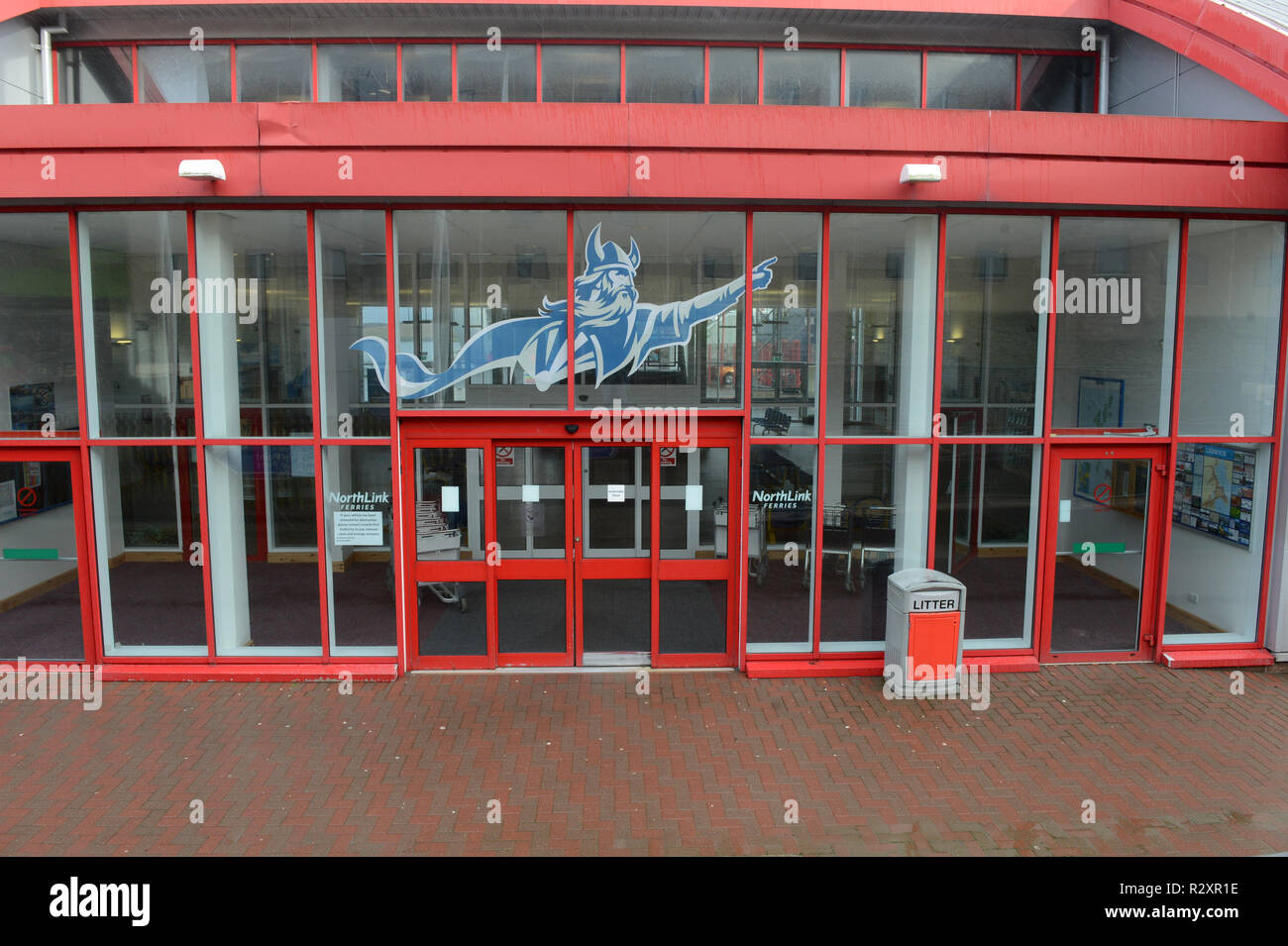 Lerwick Ferry Terminal run by Nothlink in the Shetland Isles. This is ...