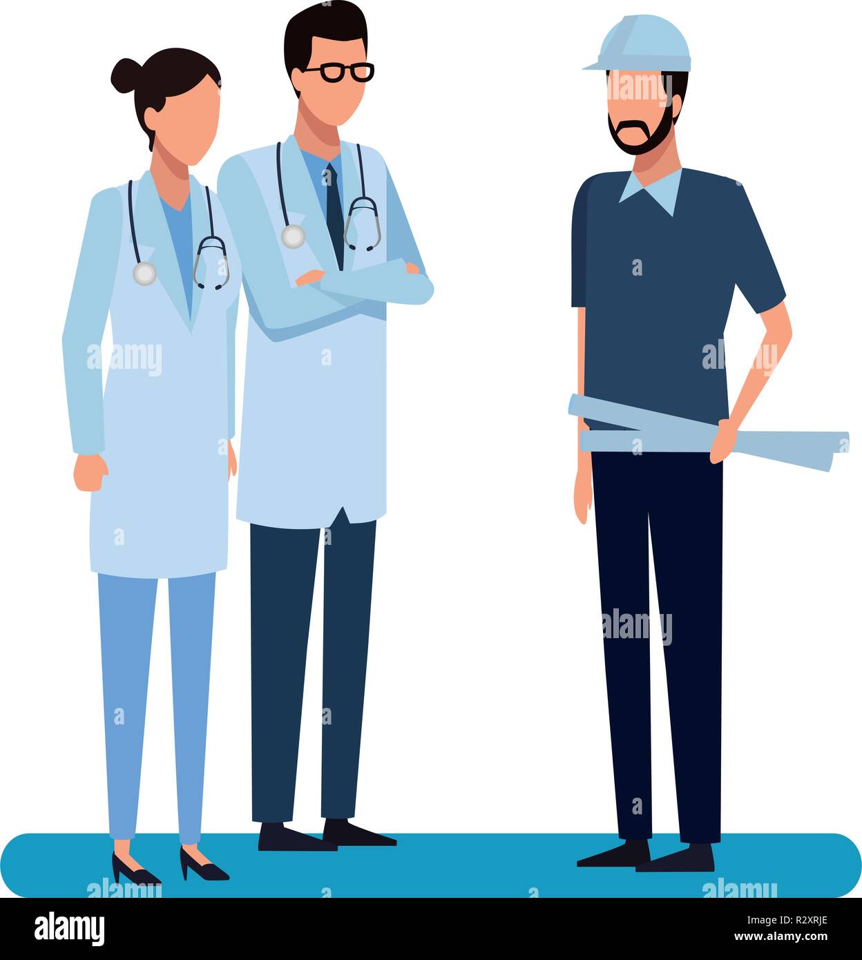 People job and occupation Stock Vector Image & Art - Alamy