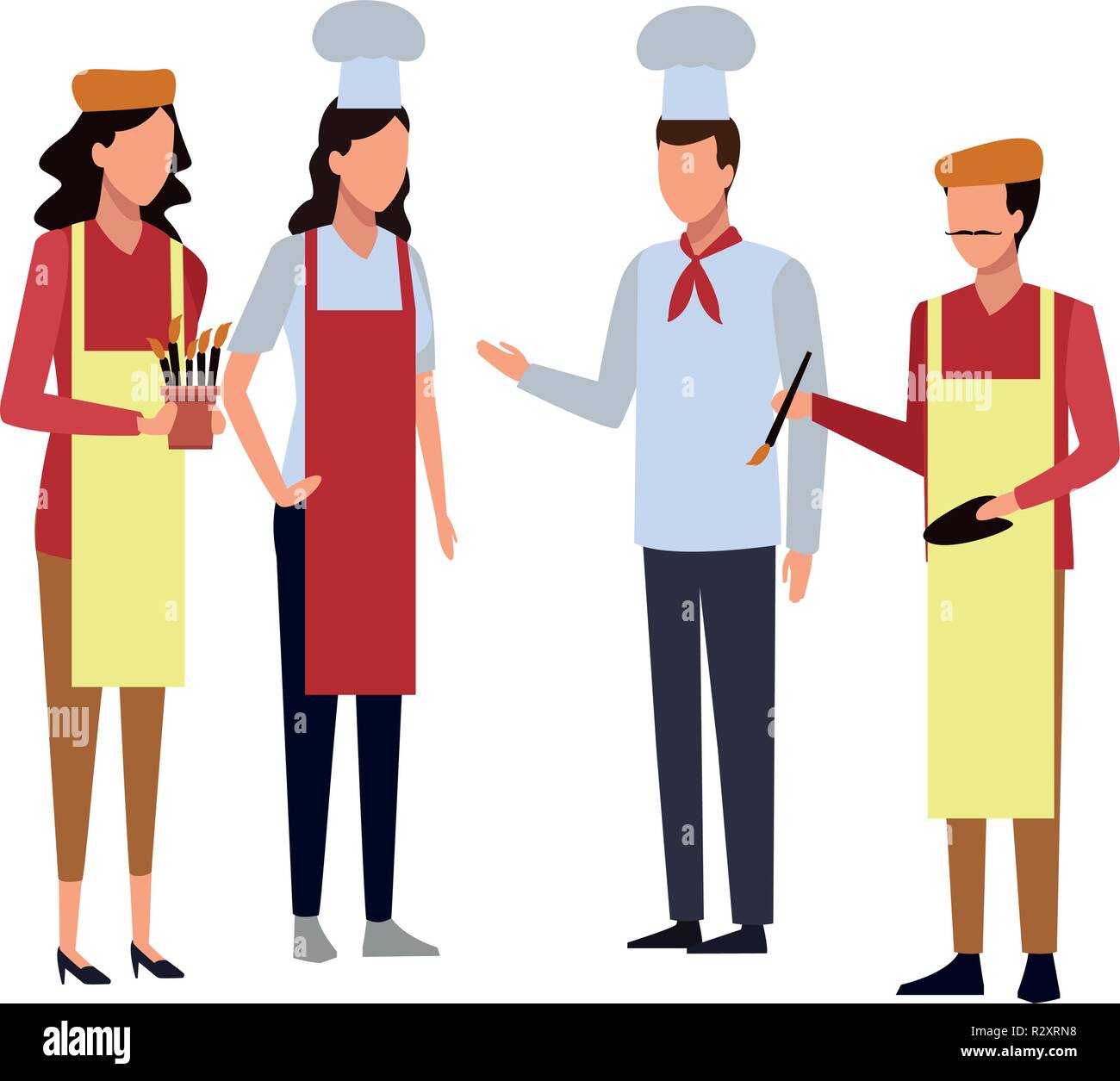 Hiring artists Stock Vector Images - Alamy