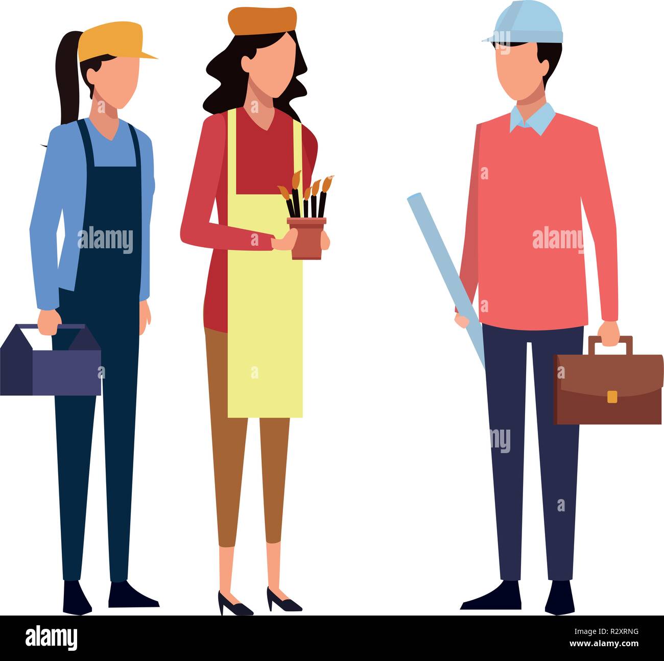 People job and occupation Stock Vector Image & Art - Alamy