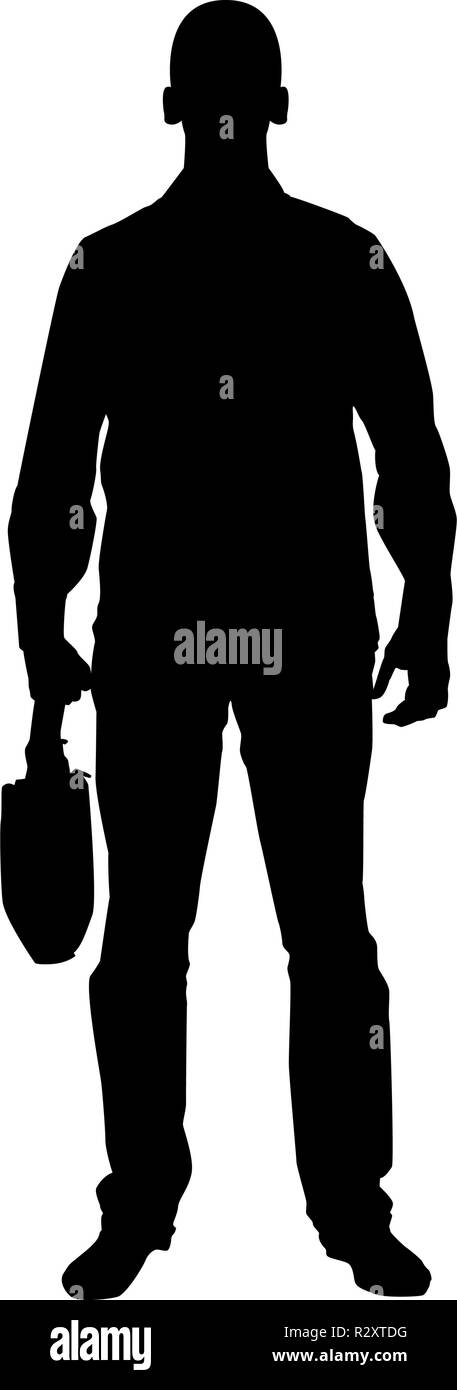 Front view corporate employee Black and White Stock Photos & Images - Alamy