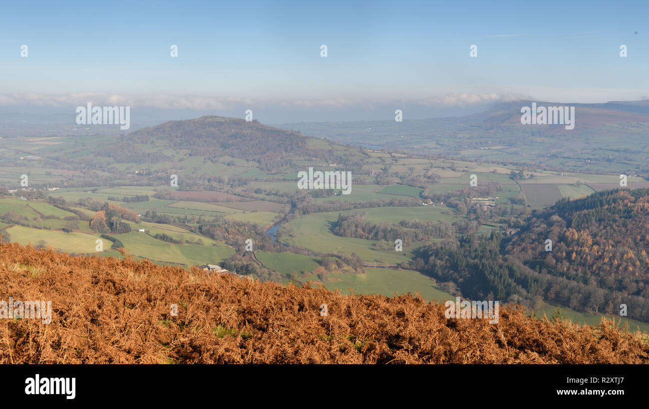Brecon Beacons scenic landscape Stock Photo - Alamy