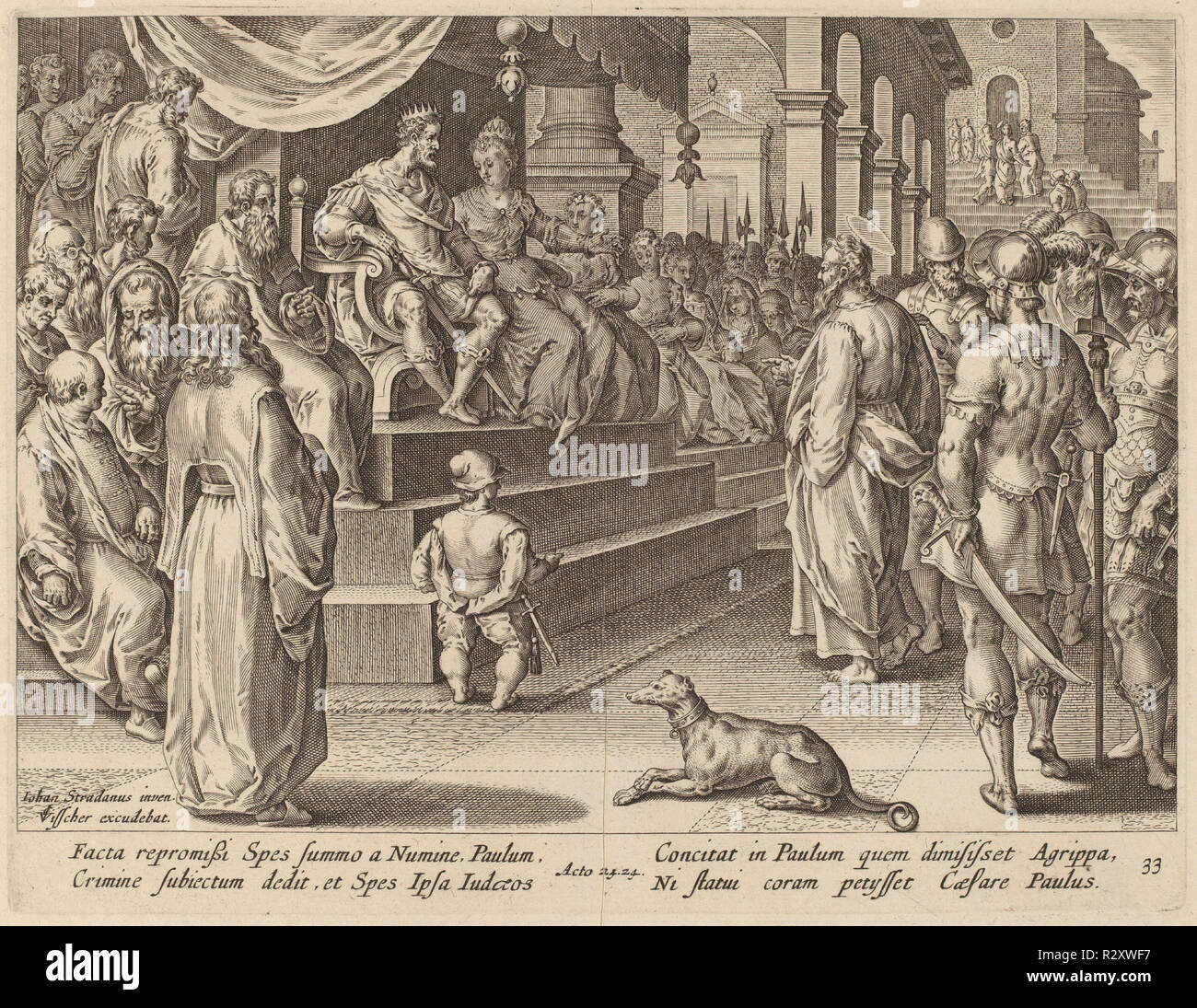 Saint Paul before Festus and Agrippa. Medium: engraving. Museum: National Gallery of Art ...