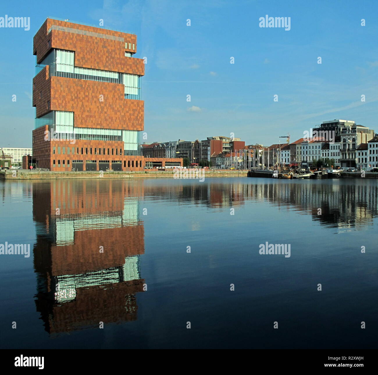 mas museum building in antwerp Stock Photo - Alamy
