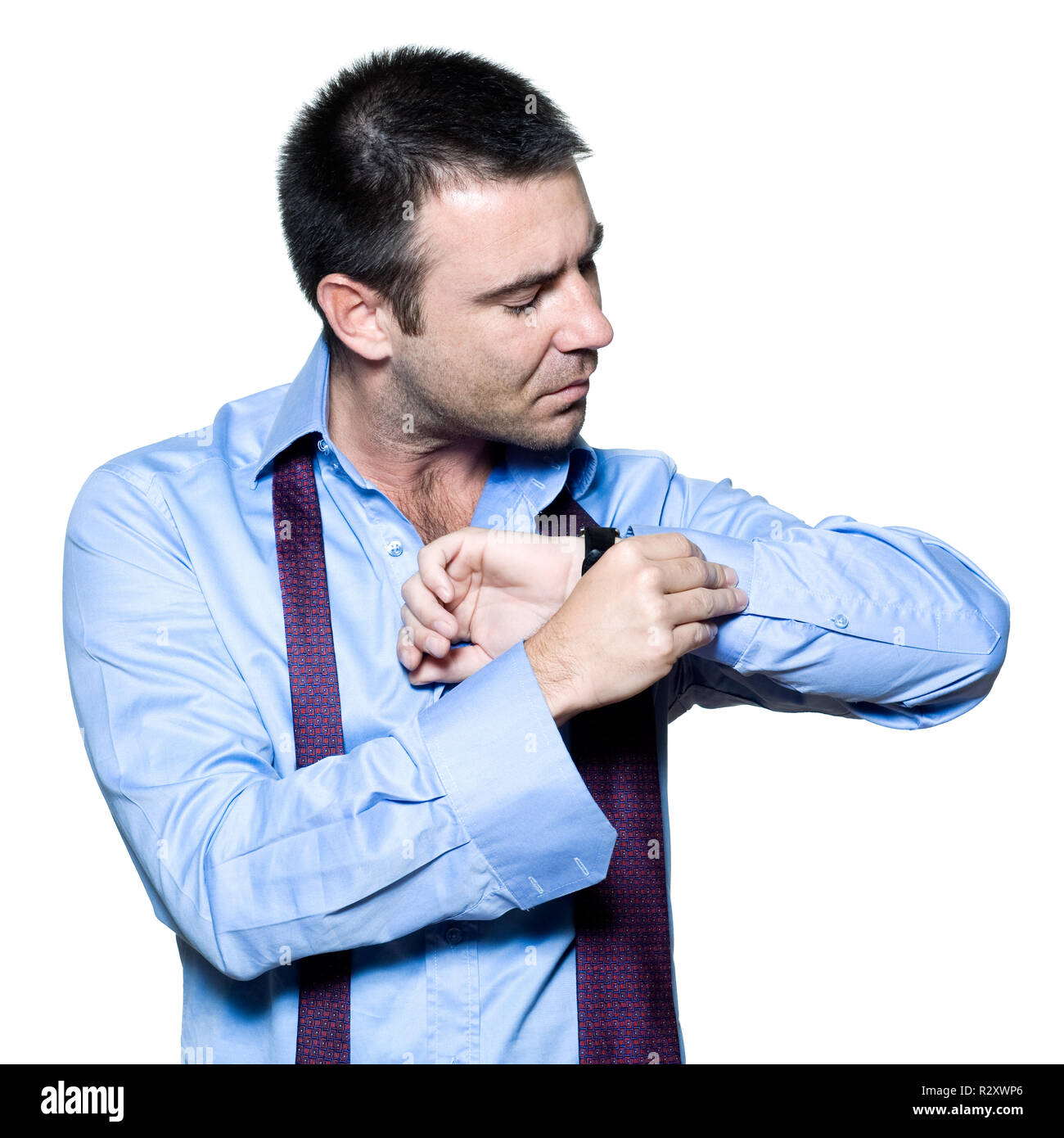 Man adjusting his cuffs hi-res stock photography and images - Alamy