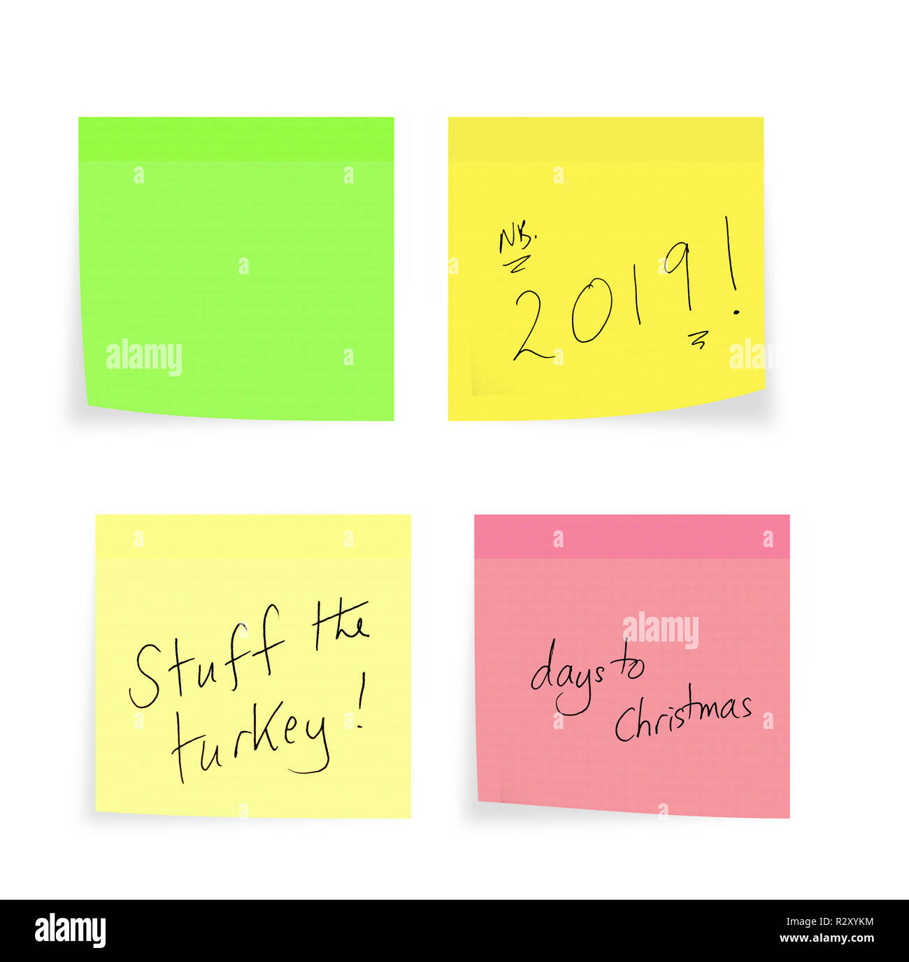 Handwritten shopping list hi-res stock photography and images - Alamy