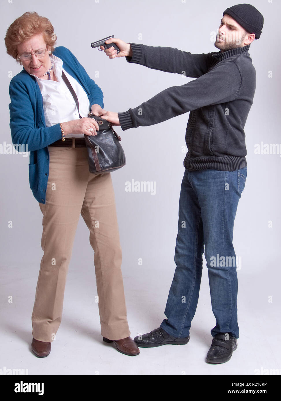Agression senior hi-res stock photography and images - Alamy