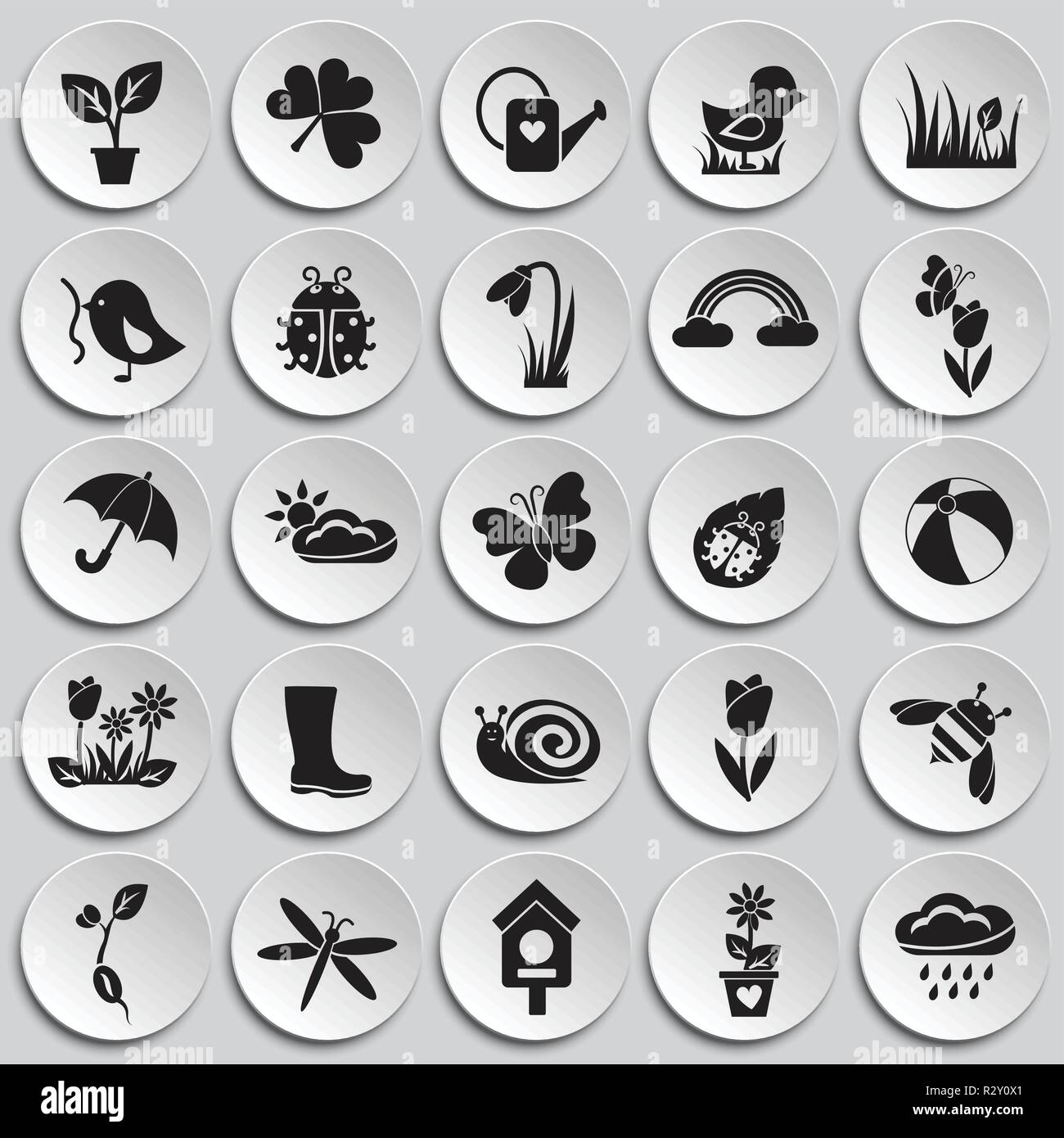 Beautiful plates Stock Vector Images - Alamy