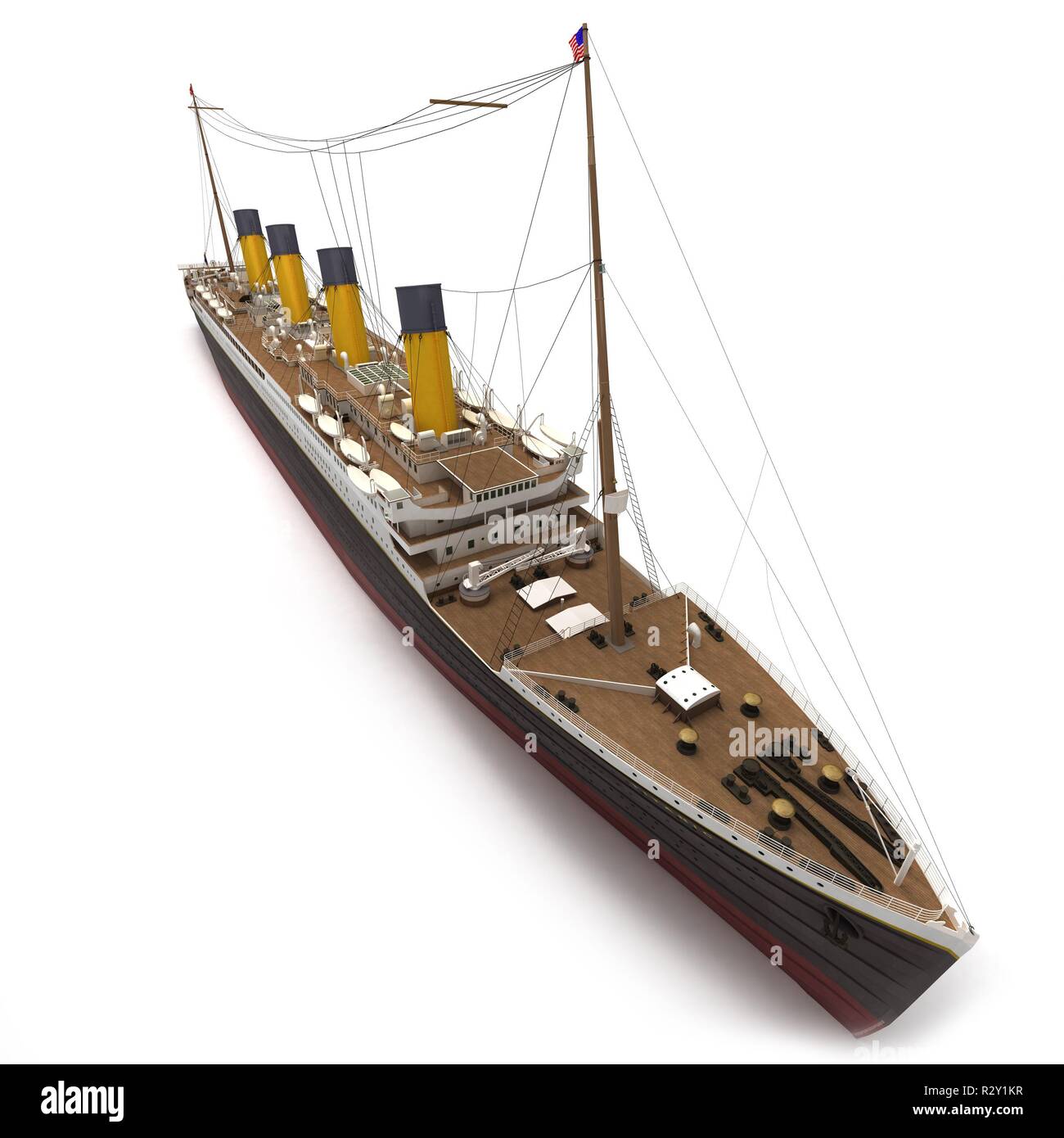 Titanic bridge deck Cut Out Stock Images & Pictures - Alamy