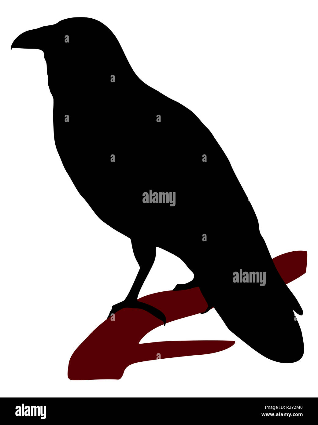 Raven tree Cut Out Stock Images & Pictures - Alamy