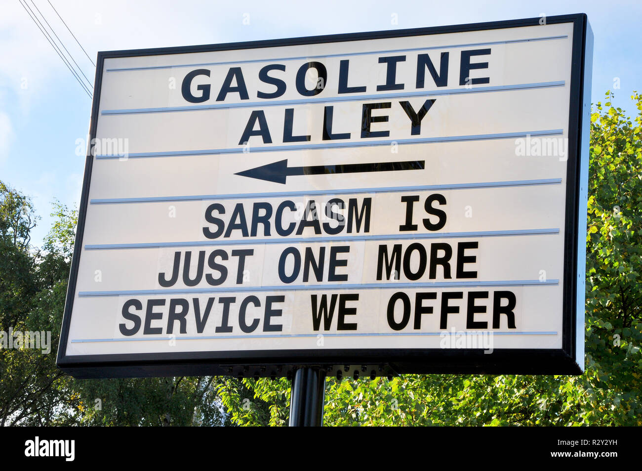 Gasoline alley hi-res stock photography and images - Alamy