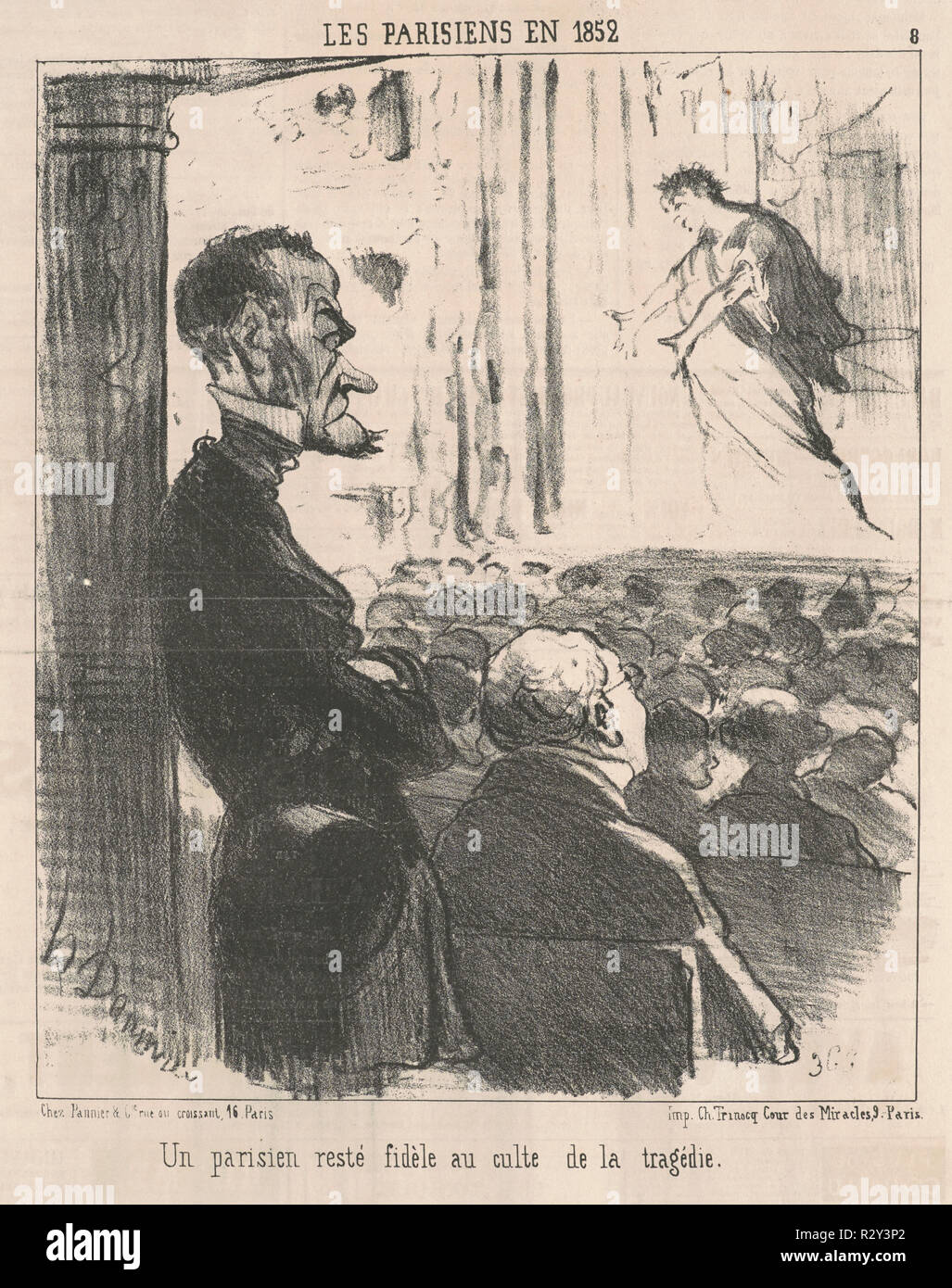 Un parisien resté fidèle ... Dated: 19th century. Medium: lithograph ...