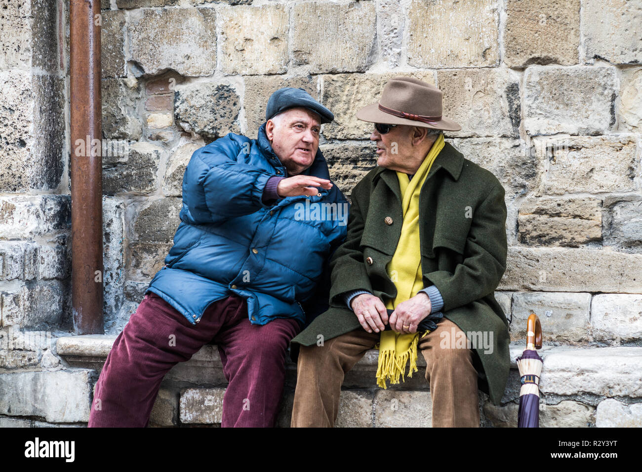 Local people in the Atri, Italy, Europe Stock Photo - Alamy