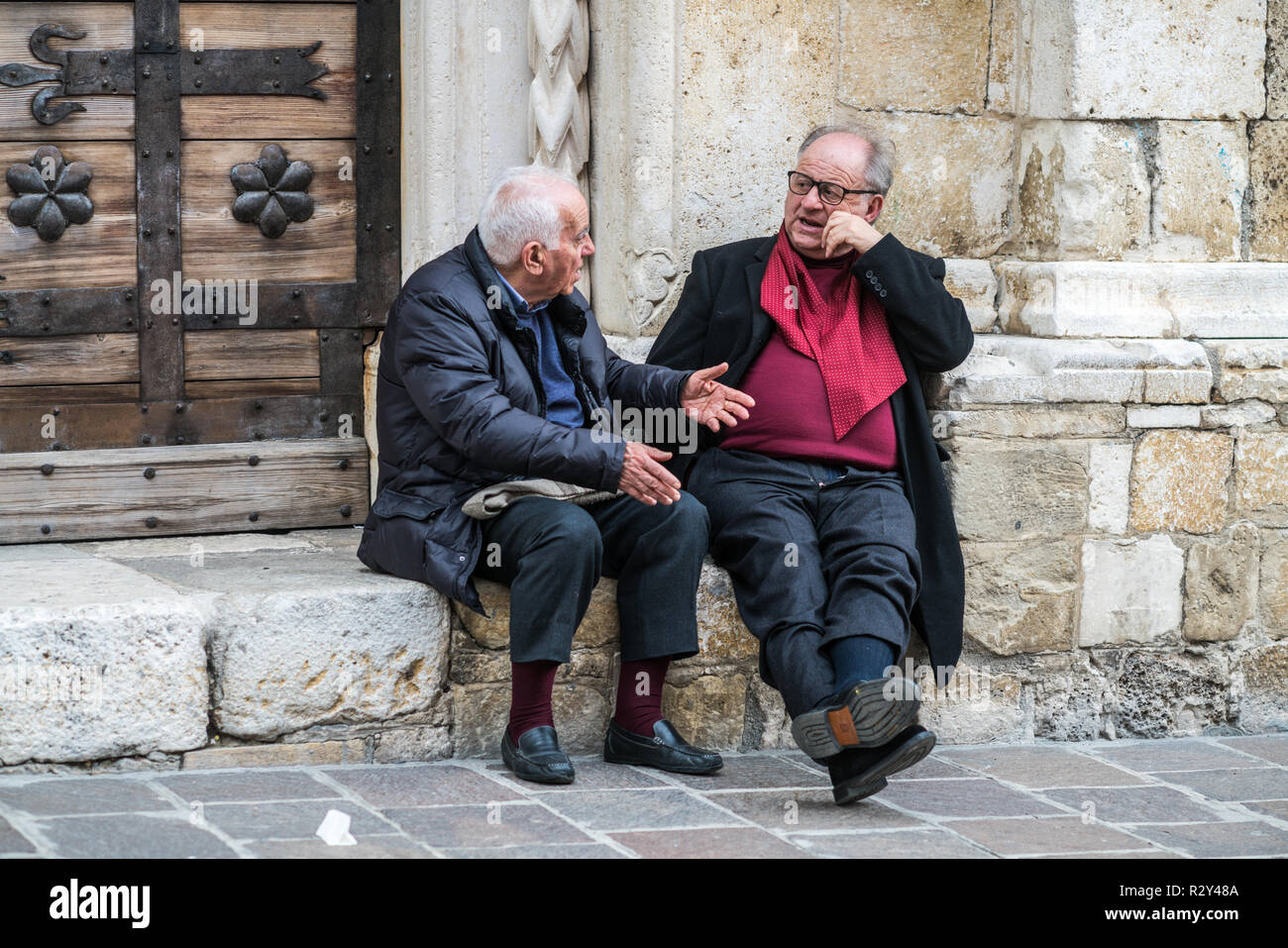 Local people in the Atri, Italy, Europe Stock Photo - Alamy