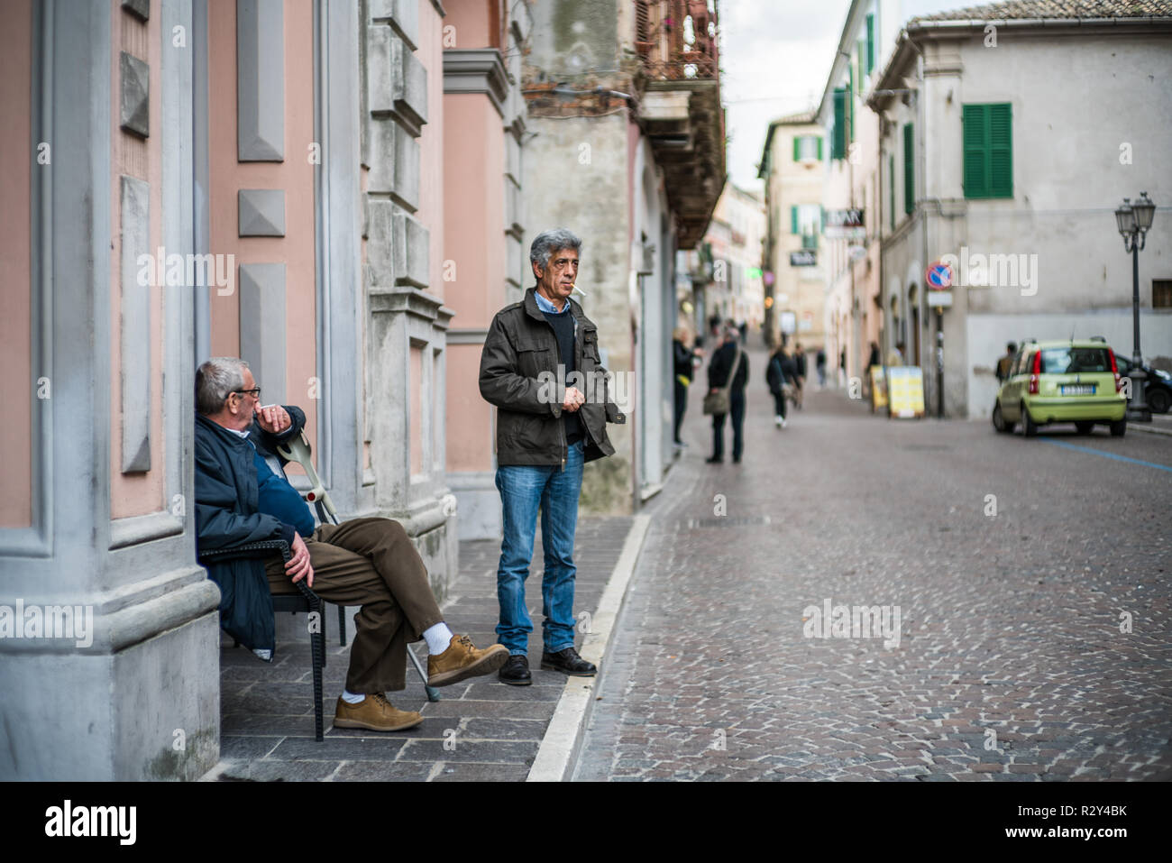 Local people in the Atri, Italy, Europe Stock Photo - Alamy