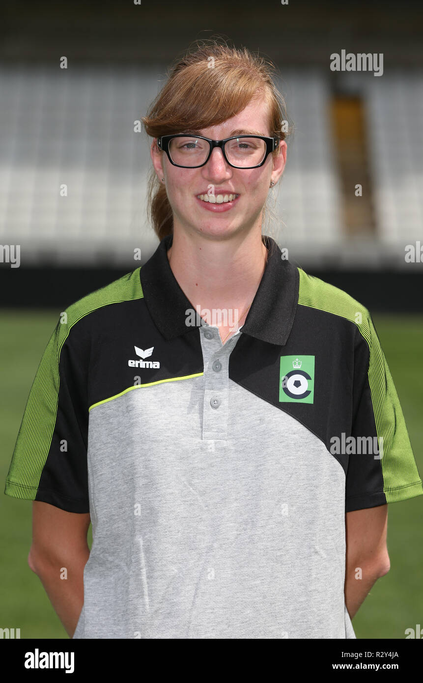 BRUGES, BELGIUM - JULY 18 : Dietitian Charlotte Hoeman pictured during ...