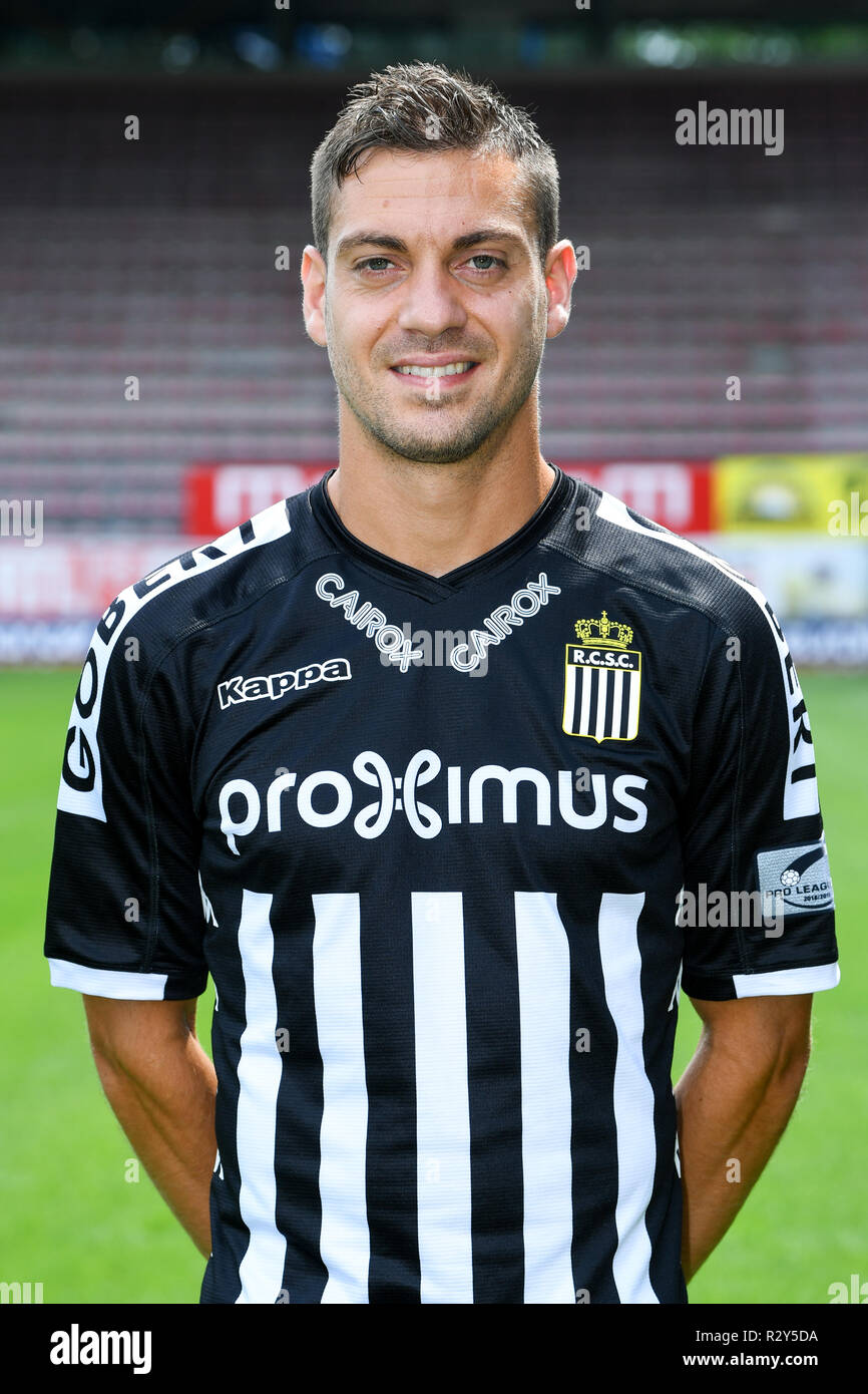 CHARLEROI, BELGIUM - JULY 24 : Javier Martos pictured during the 2018 - 2019 season photo shoot ...