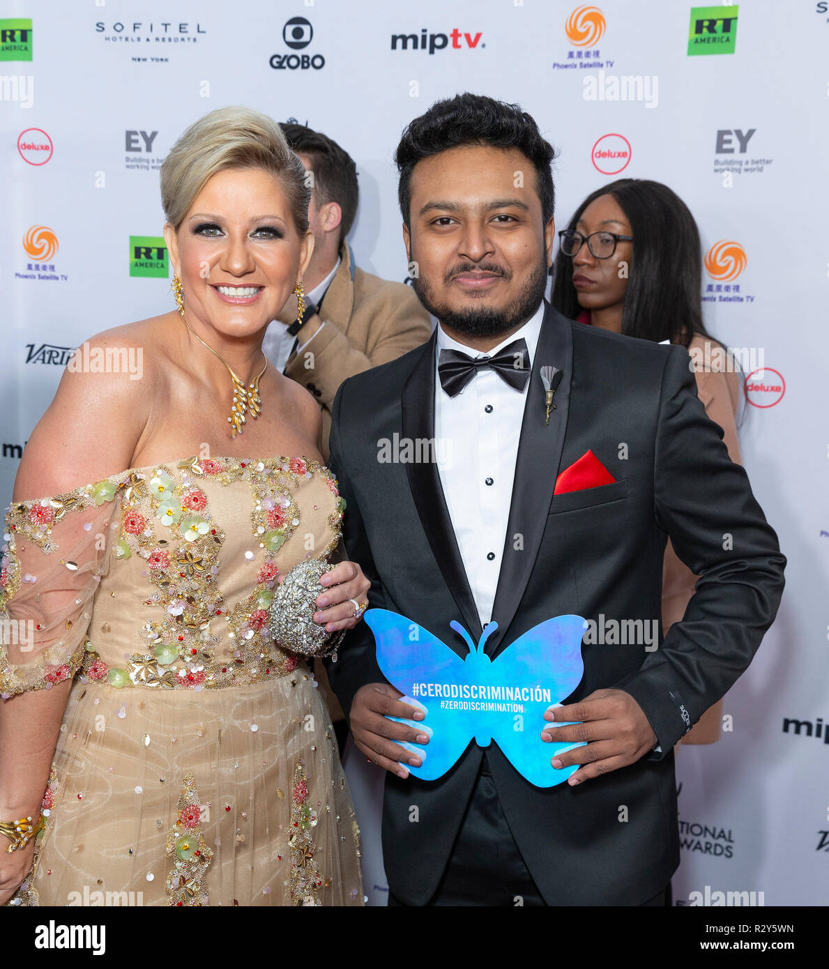 New York, United States. 19th Nov, 2018. First Lady of Panama Lorena ...