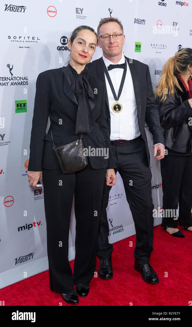 New York, United States. 19th Nov, 2018. Christine Garabedian and Marc ...