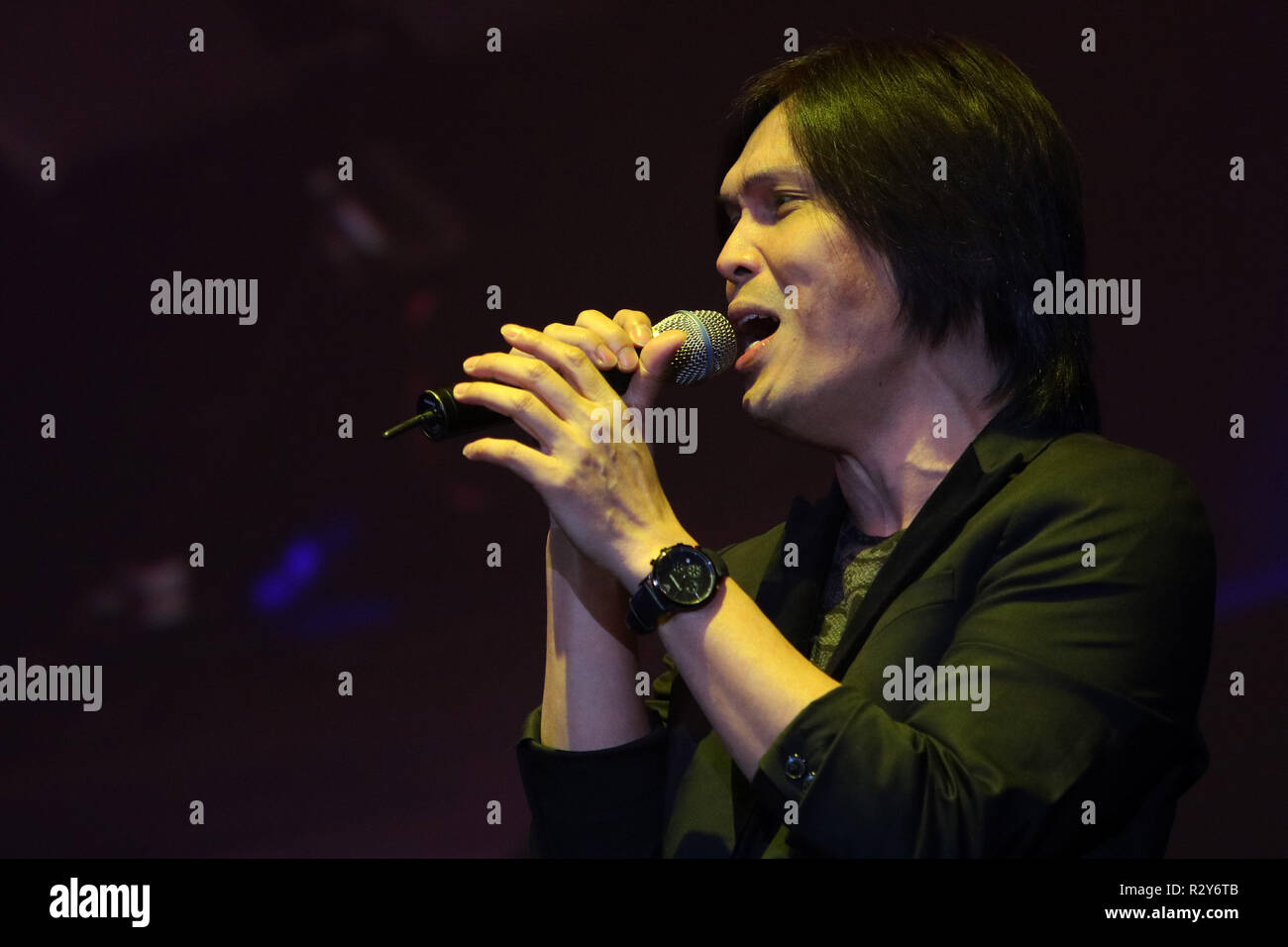 Jakarta, Indonesia. 17th Oct, 2017. Elfonda Mekel, better known as Once ...