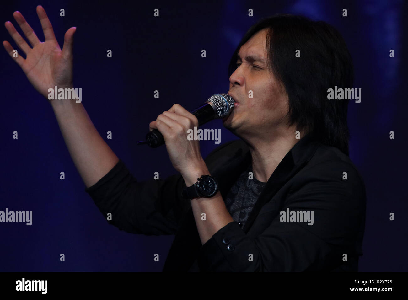 Jakarta, Indonesia. 17th Oct, 2017. Elfonda Mekel, better known as Once ...